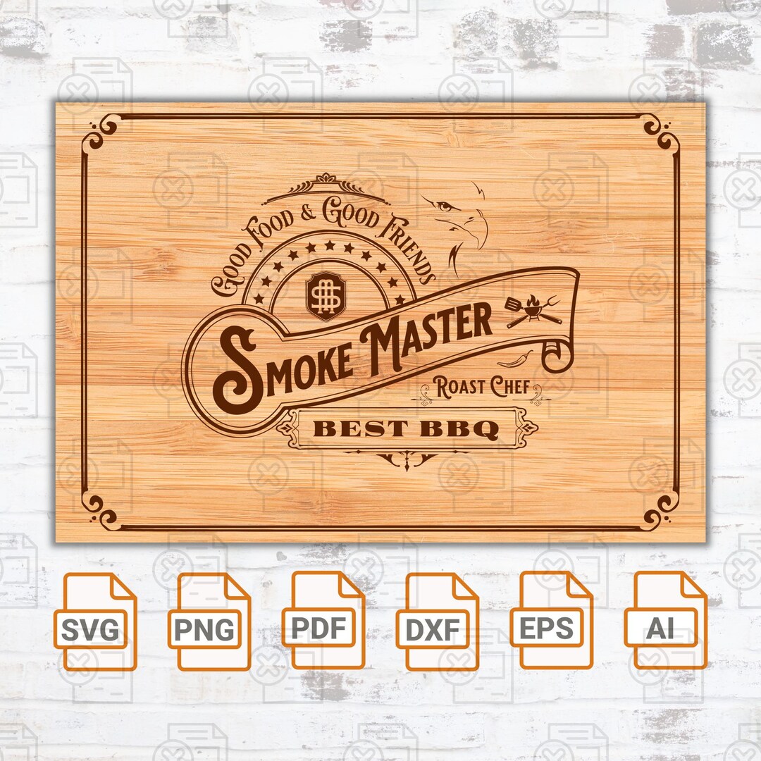 Smoke Master SVG| Charcuterie Board SVG File| Cute Charcuterie Board ...