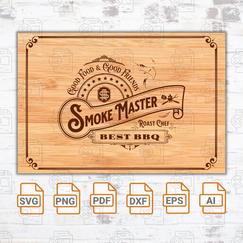 Smoke Master SVG Charcuterie Board SVG File Cute Charcuterie - Etsy
