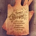 Family Recipe SVG, Cutting Board SVG, Kitchen Quote Sign, Laser ...