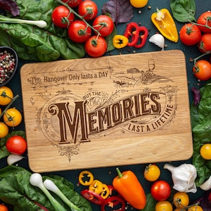 Laser Engrave File - Memories Last a Lifetime - SVG | Charcuterie ...