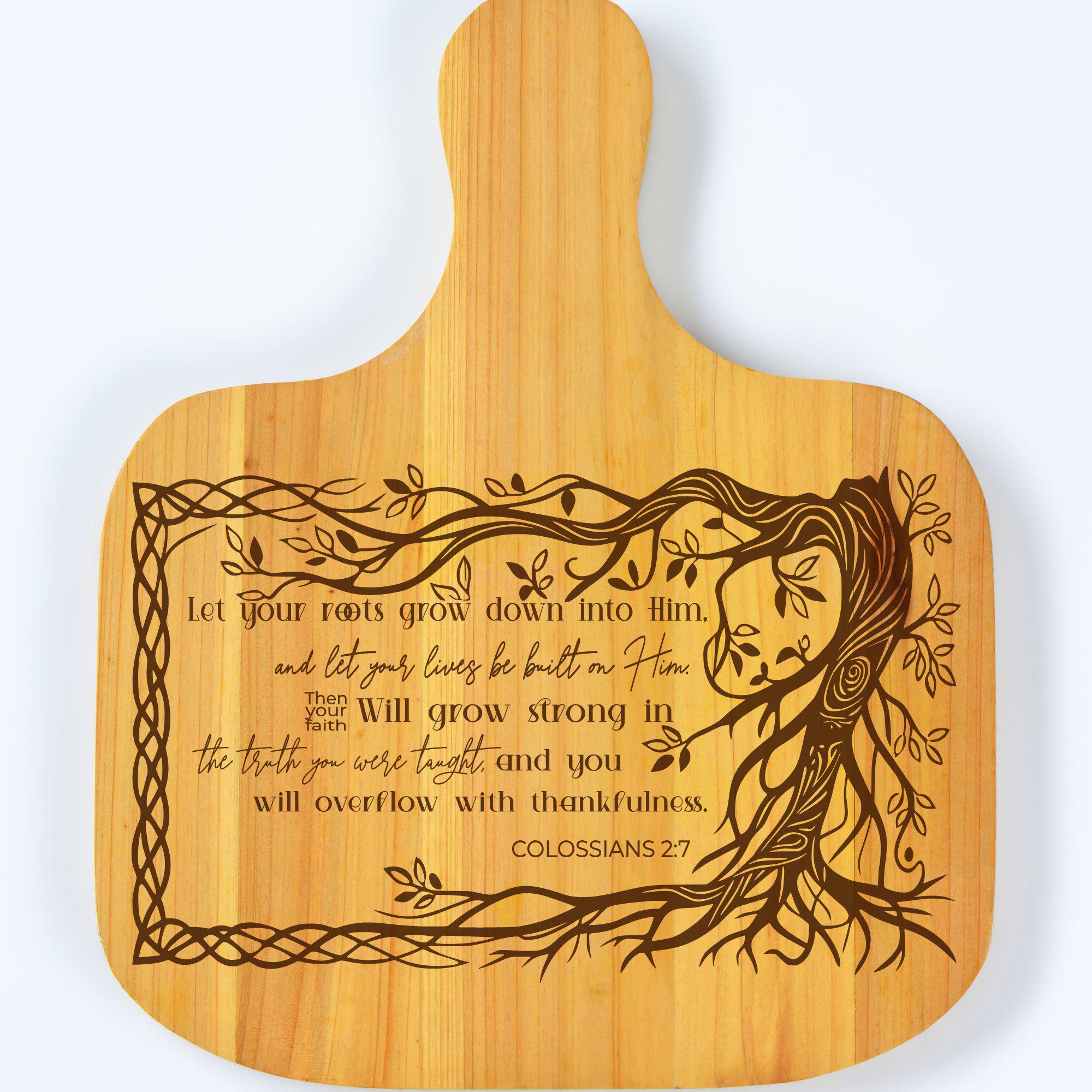 Let Your Roots Grow Down SVG: Vintage Laser Engraving Design (digital ...