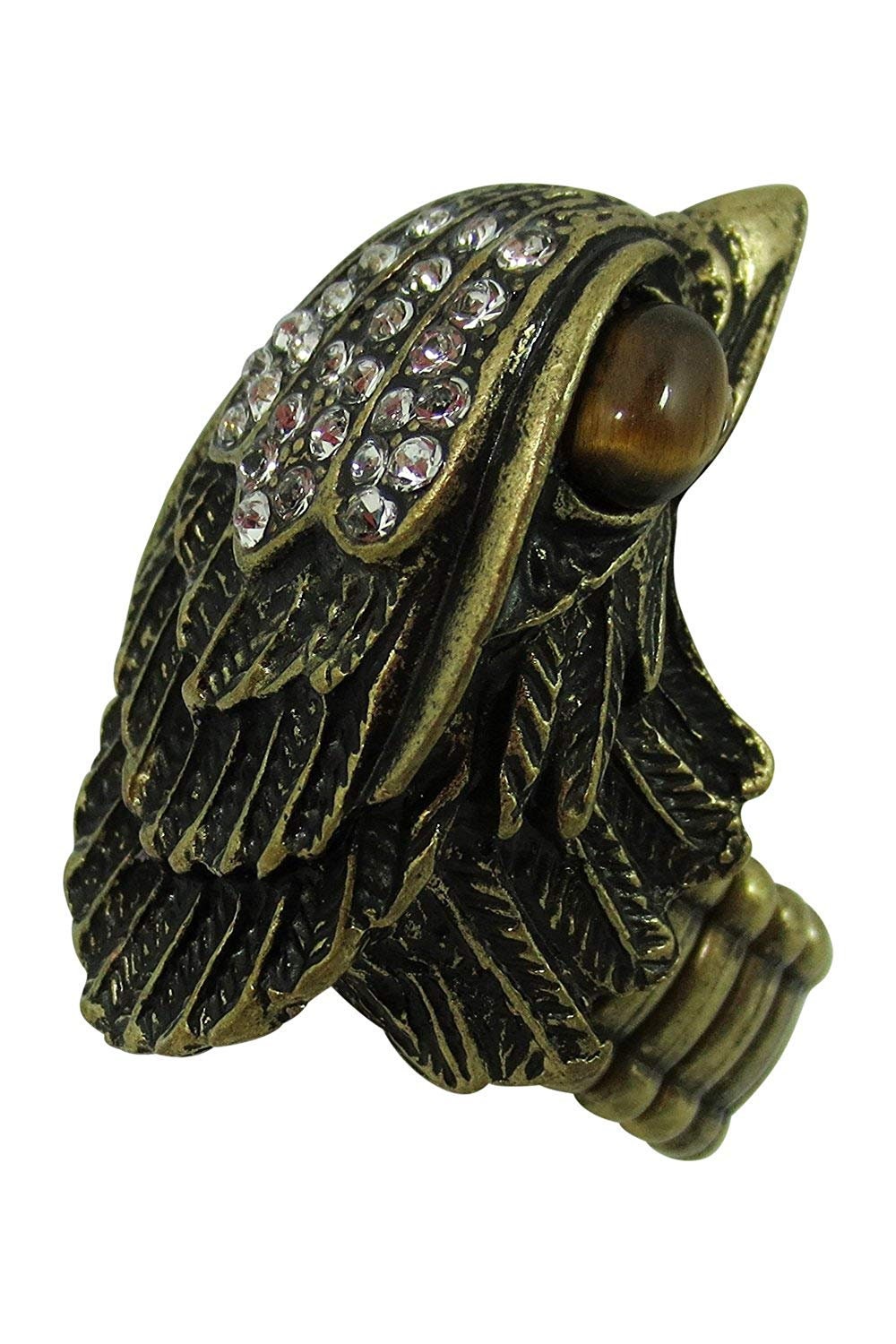 Eagle Ring Women's Animal Bird Hawk Eagle Head Ring Power - Etsy