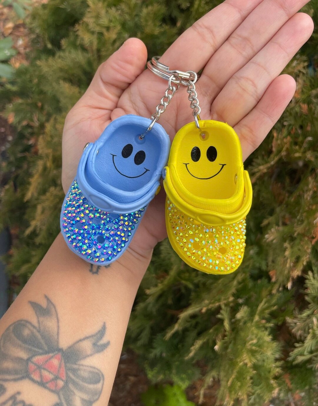 Smiley Face Keychain, Happy Keychain, Smiley Face - Etsy