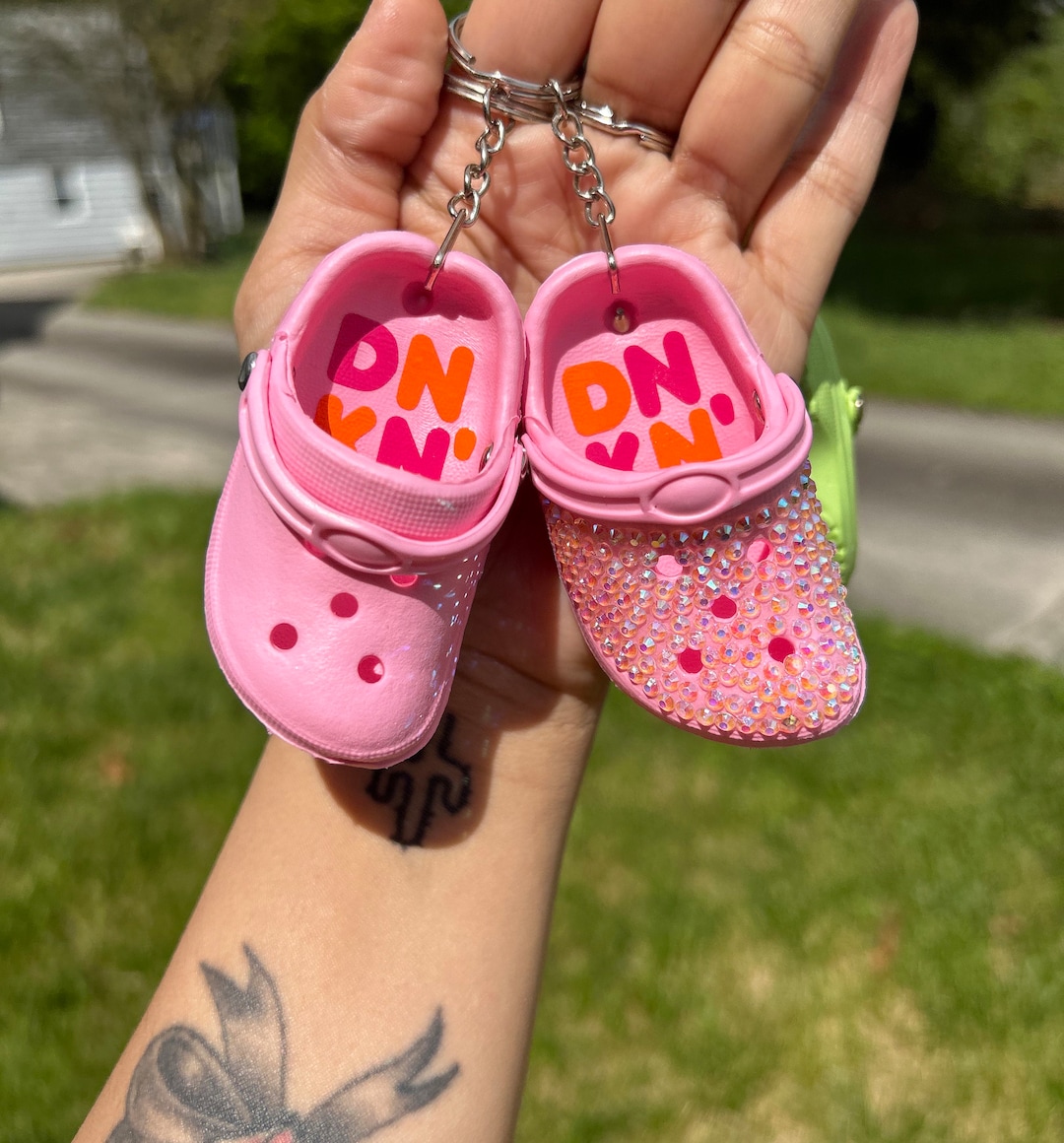 Mini Dunkin Shoe Keychain, Coffee Lover Keychain, Dunkin Lovers, Coffee ...