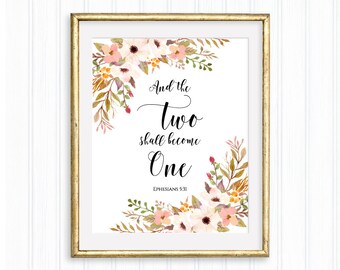 Two Shall Become One - Etsy