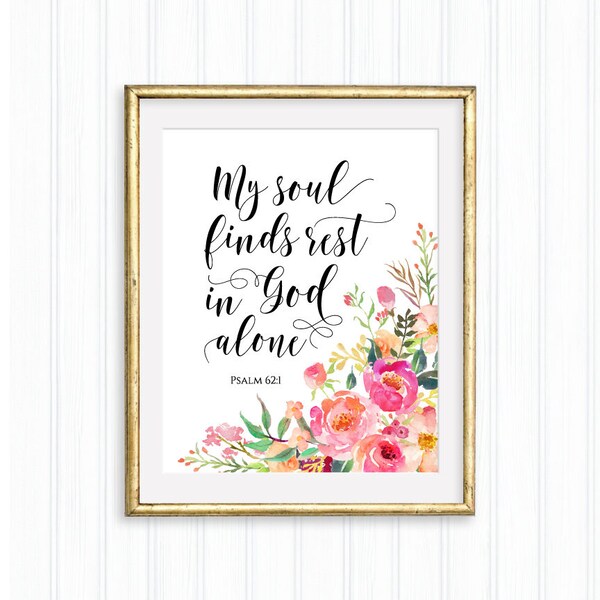 Psalm 62 1 - Etsy
