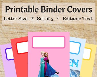 Elsa Binder Cover - Etsy