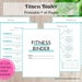 Fitness Binder Fitness Planner INSTANT DOWNLOAD - Etsy