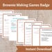 Brownie Making Games Badge Activity Kit | Girls Scout Troop Organizer ...
