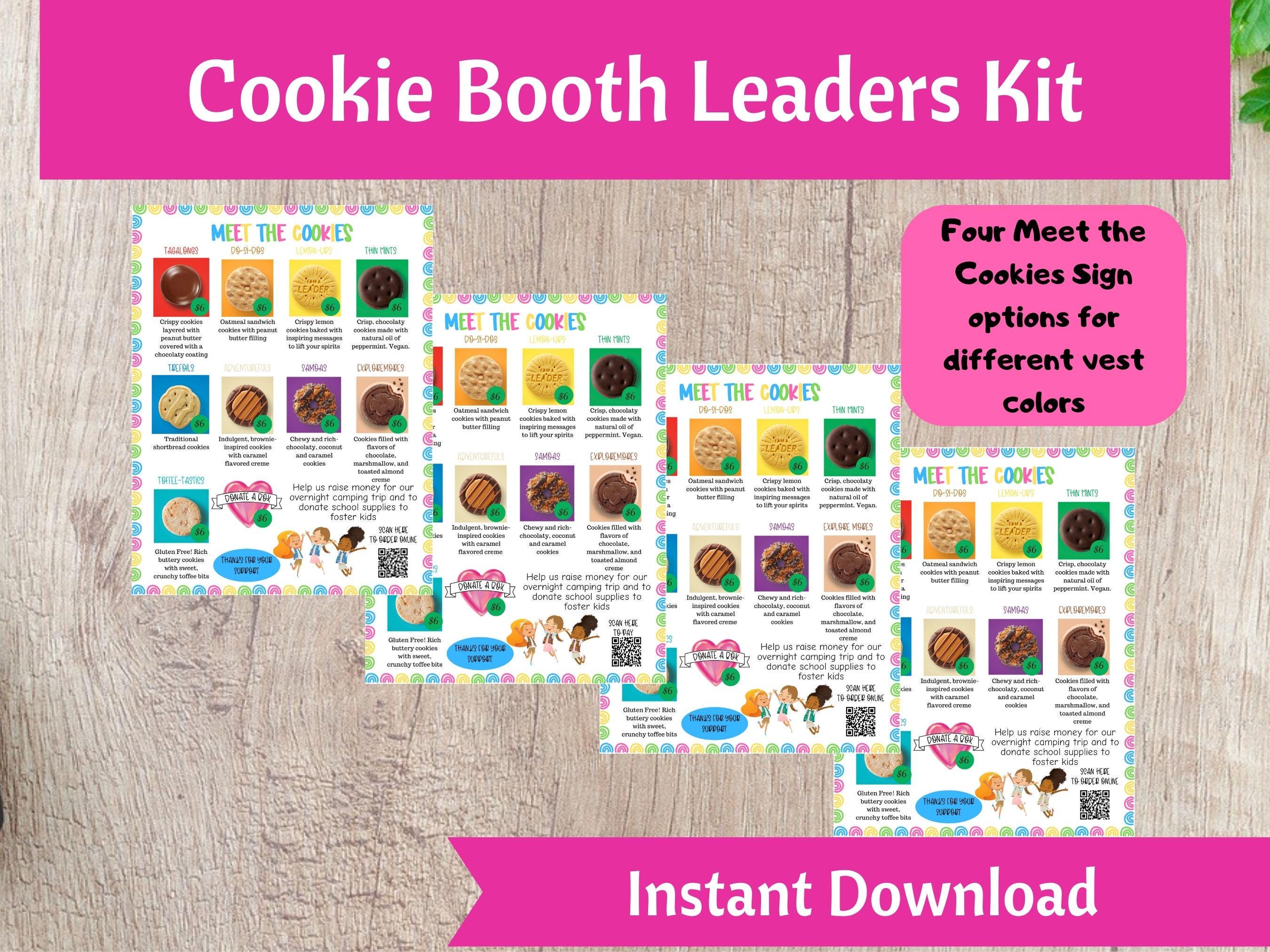 2026 Cookie Booth Leaders Kit LBB | Scout Troop Organizer Printable ...