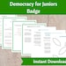 Democracy for Juniors Badge Activity Kit | Girls Scout Troop Organizer ...