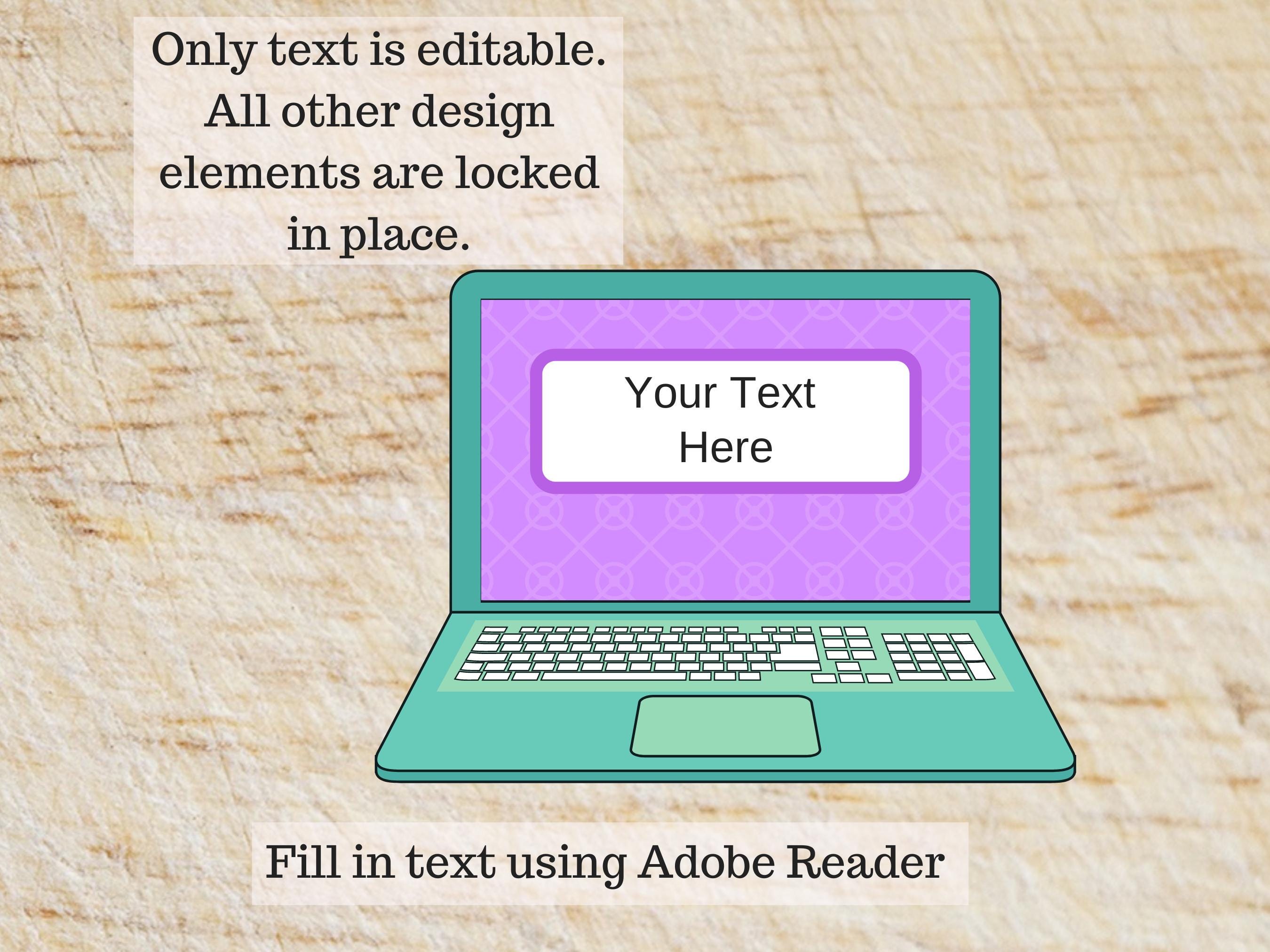 Pastel Patterns Printable Binder Covers for School Editable Home Office ...