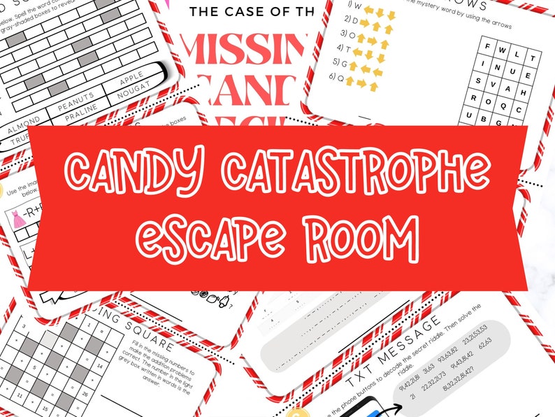 Escape Room for Kids - DIY Printable Game – Candy Catastrophe Escape ...