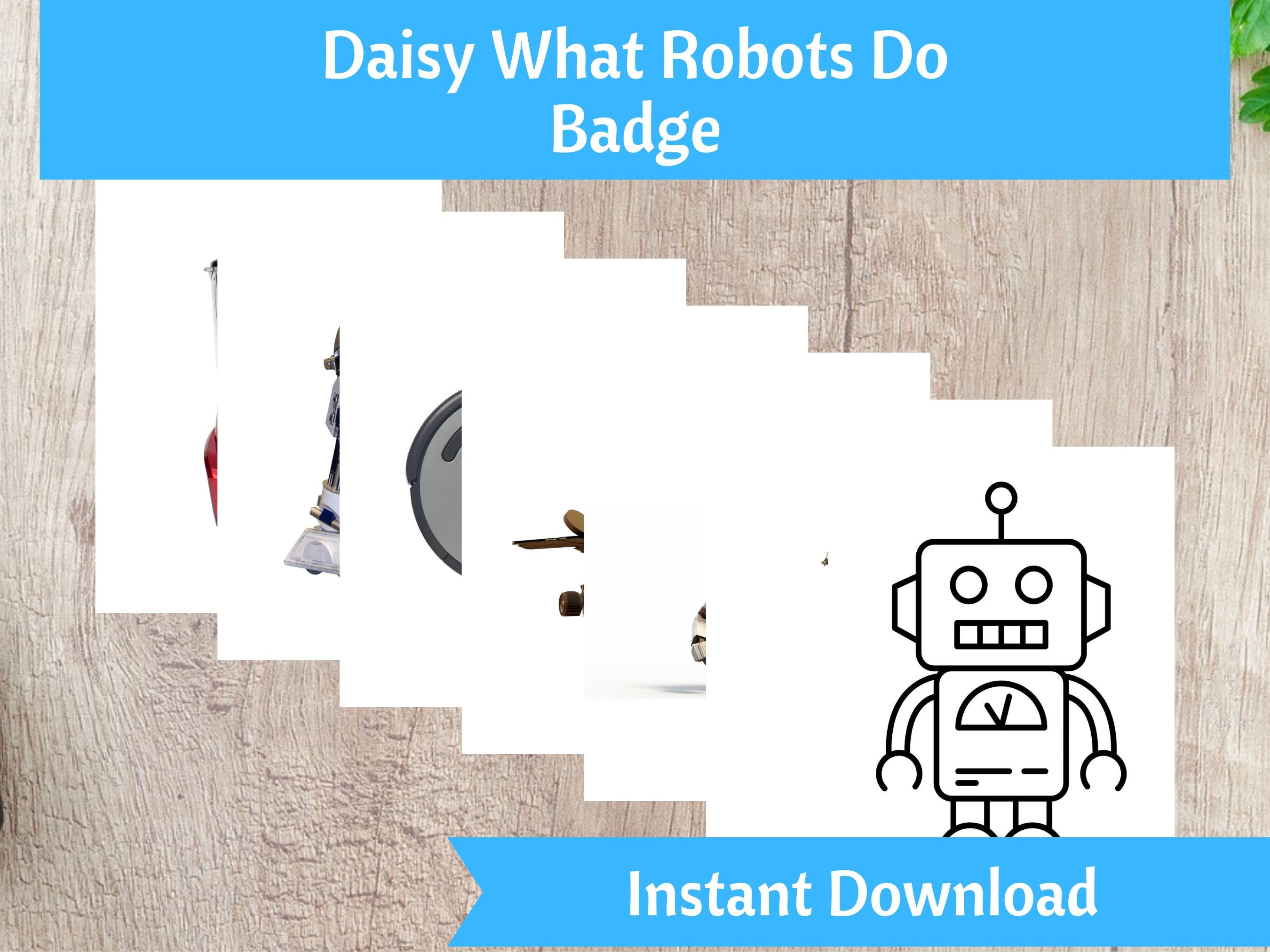 Daisy What Robots Do Badge Activity Kit | Girls Scout Troop Organizer ...