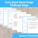 Daisy Board Game Design Challenge Badge Activity Kit | Girls Scout ...