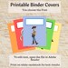 Toy Story 4 Printable Binder Covers for School Editable Home Office ...