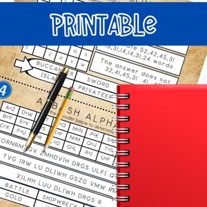 Escape Room for Kids - DIY Printable Game – Pirate Treasure Escape Room ...