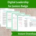 Digital Leadership for Juniors Badge Activity Kit | Girls Scout Troop ...