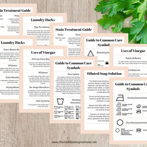 Laundry Card Set Printable Gift for College Students Instant Download ...