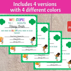 Welcome to Scouts Certificate - Welcome to Troop Multilevel Certificate ...