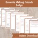 Brownie Making Friends Badge Activity Kit | Girls Scout Troop Organizer ...