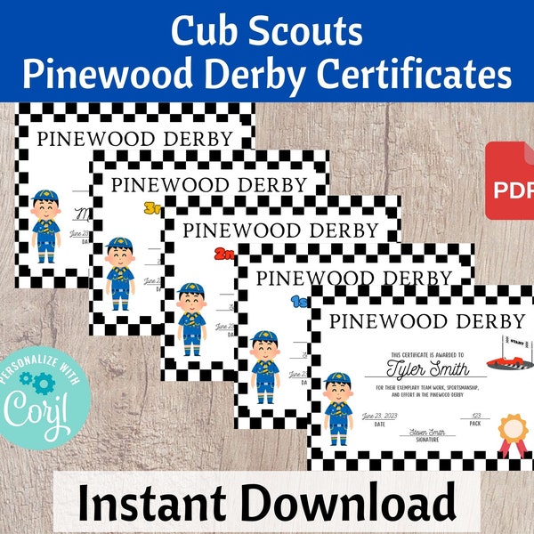 Pinewood Derby - Etsy