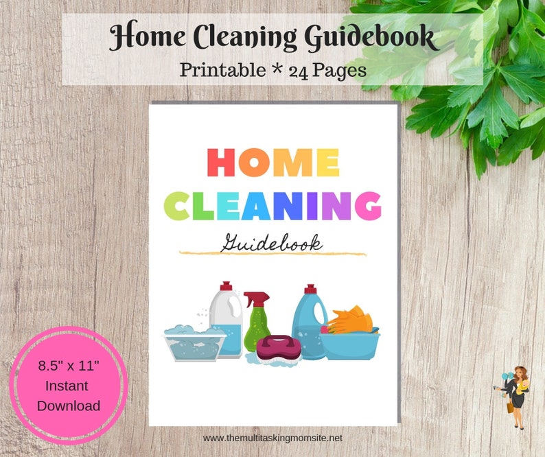 Home Cleaning Guidebook - Etsy