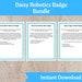 Daisy Robotics Badge Bundle - What Robots Do, How Robots Move, Design a ...