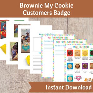 Brownie My Cookie Customers Badge Activity Kit | Girls Scout Troop ...