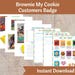Brownie My Cookie Customers Badge Activity Kit | Girls Scout Troop ...