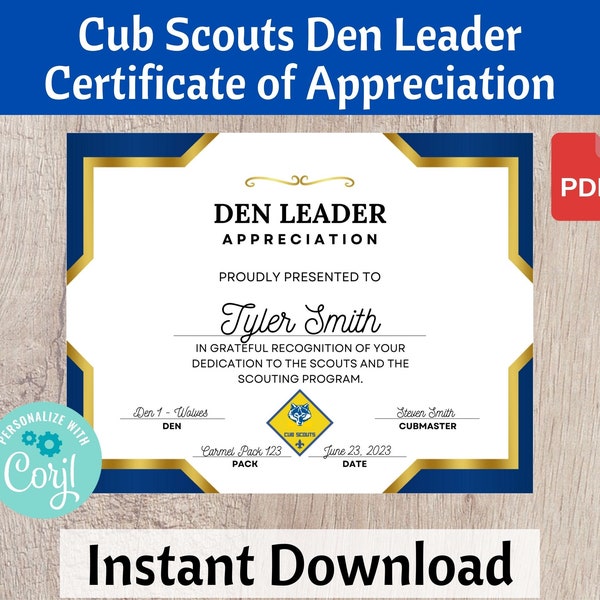 Cub Scout - Etsy