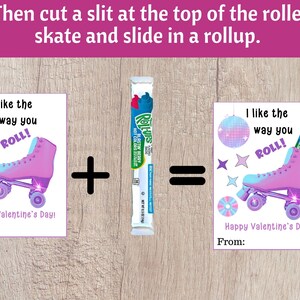 Printable Classroom Valentine's Day Cards for Kids Roller Skate ...