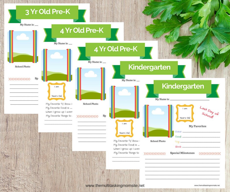 School Memory Binder Printable Record of School Achievements and ...