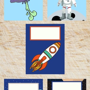 Space Printable Binder Covers for School Editable Home Office Binder ...