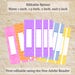 Pastel Patterns Printable Binder Covers for School Editable Home Office ...