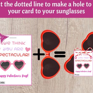 Printable Classroom Valentine's Day Cards for Kids Sunglasses Valentine ...