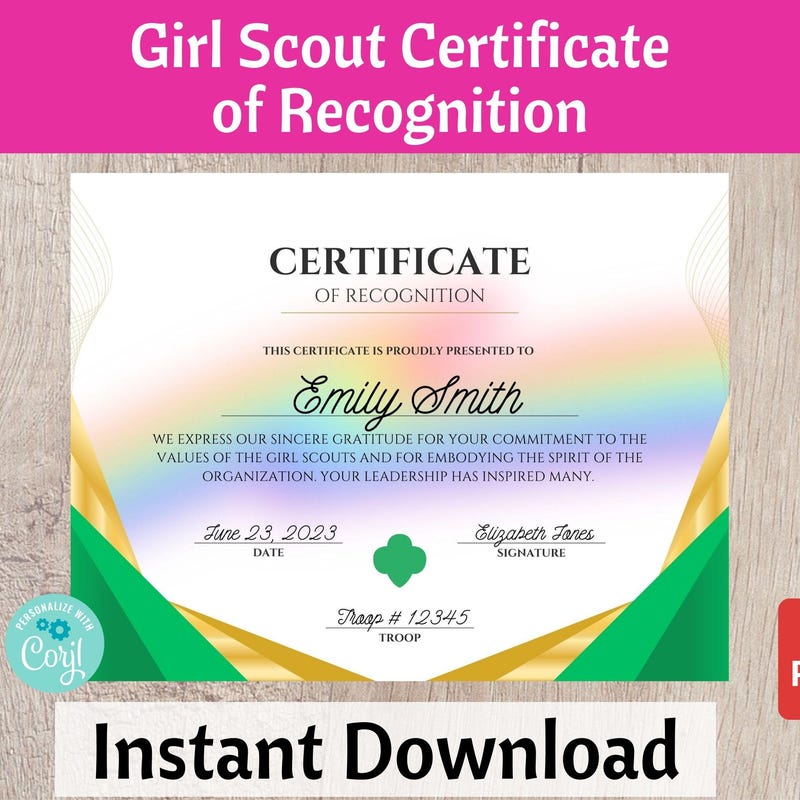 Girl Scout Bridging - Etsy