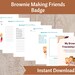 Brownie Making Friends Badge Activity Kit | Girls Scout Troop Organizer ...