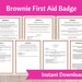 Brownie First Aid Badge Activity Kit Girls Scout Troop Organizer ...