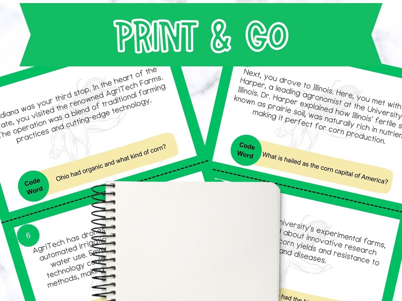 American Agriculture Classroom Activity - Farming Scavenger Hunt Game ...