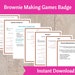 Brownie Making Games Badge Activity Kit Girls Scout Troop Organizer ...