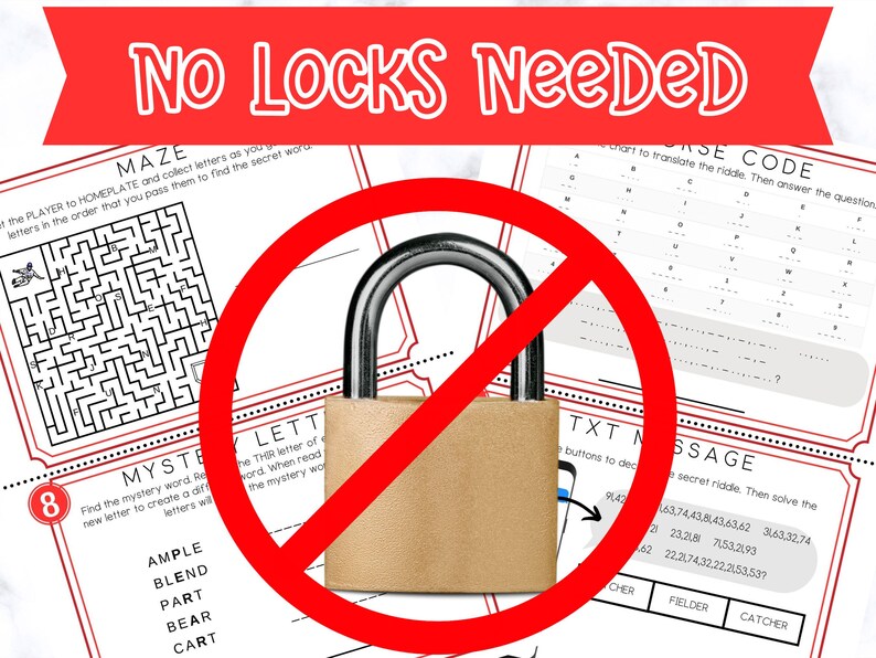 Escape Room for Kids - DIY Printable Game – Sultan of Swing Escape Room ...