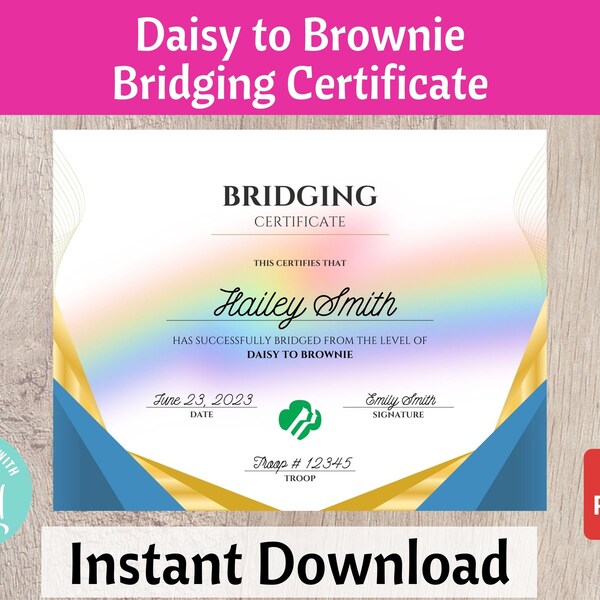 Girl Scout Bridging - Etsy