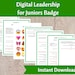 Digital Leadership for Juniors Badge Activity Kit | Girls Scout Troop ...