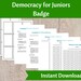 Democracy for Juniors Badge Activity Kit | Girls Scout Troop Organizer ...