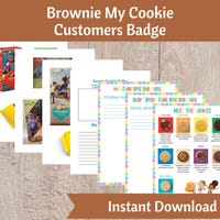 Girl Scouts Brownie Badge Certificate Download - Etsy