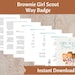 Brownie Girl Scout Way Badge Activity Kit | Girls Scout Troop Organizer ...