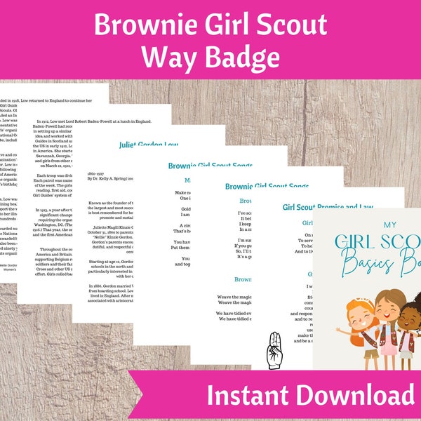 Brownie Girl Scout - Etsy