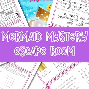 Escape Room for Kids - DIY Printable Game – Mermaid Pearl Escape Room ...