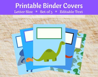 Space Printable Binder Covers for School Editable Home Office Binder ...